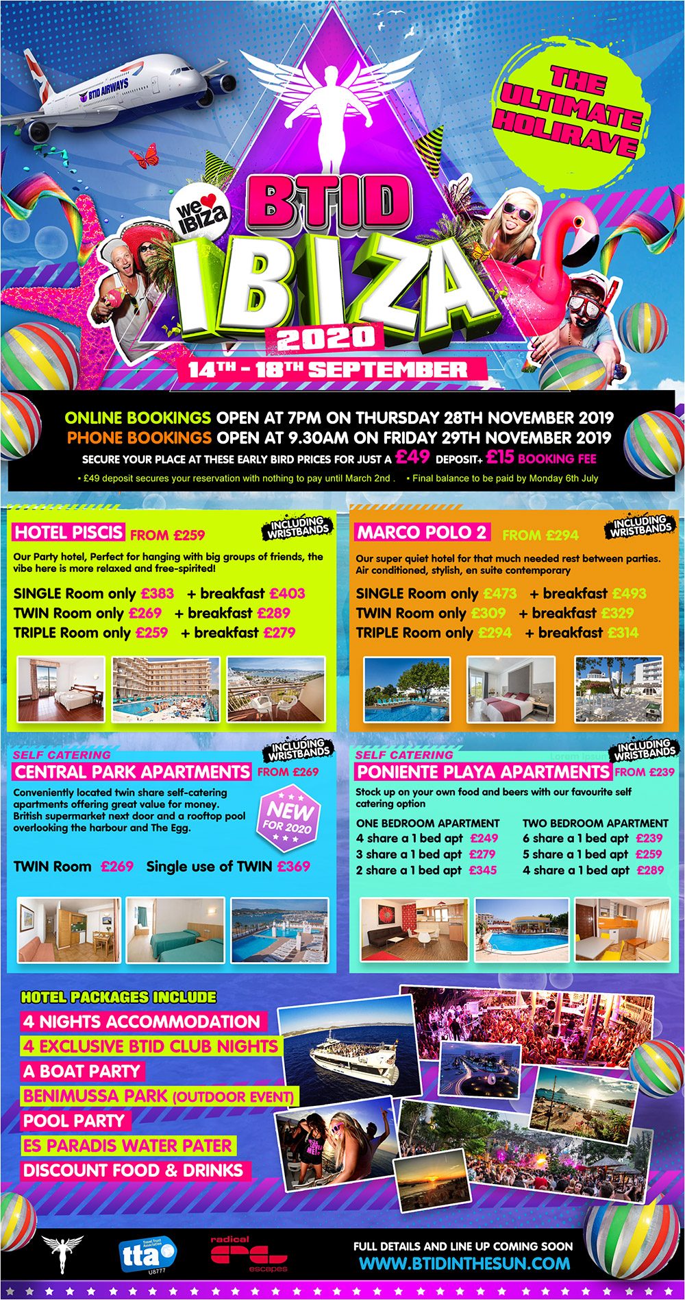 BTID Ibiza 2020 Early Bird Prices – Vacation Club